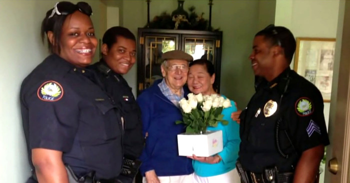 These Police Officers Do The Unusual By Helping An Elderly Man Fulfill ...